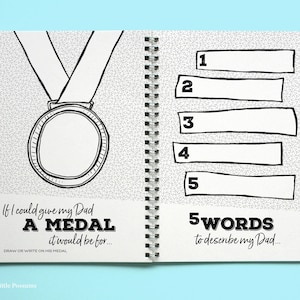 About Dad Book, Dad Memory Book, Dad and Son, Dad and Daughter, Father ...