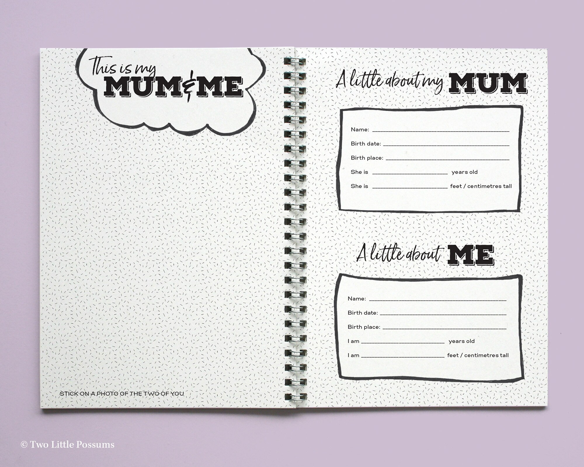 Mother Gift About Mum Book Mothers Day Gift Mum Keepsake - Etsy Australia