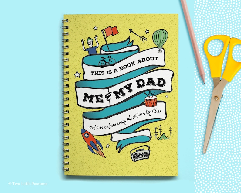 About Dad Book, Dad Memory Book, Dad and Son, Dad and Daughter, Father ...