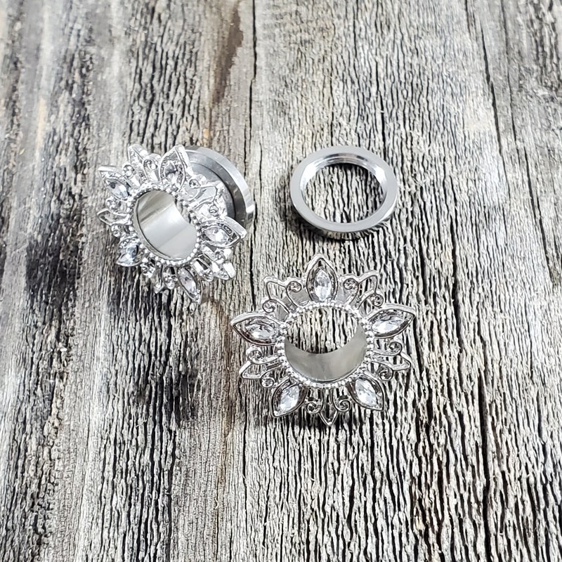 2g Gauges Flower - Etsy