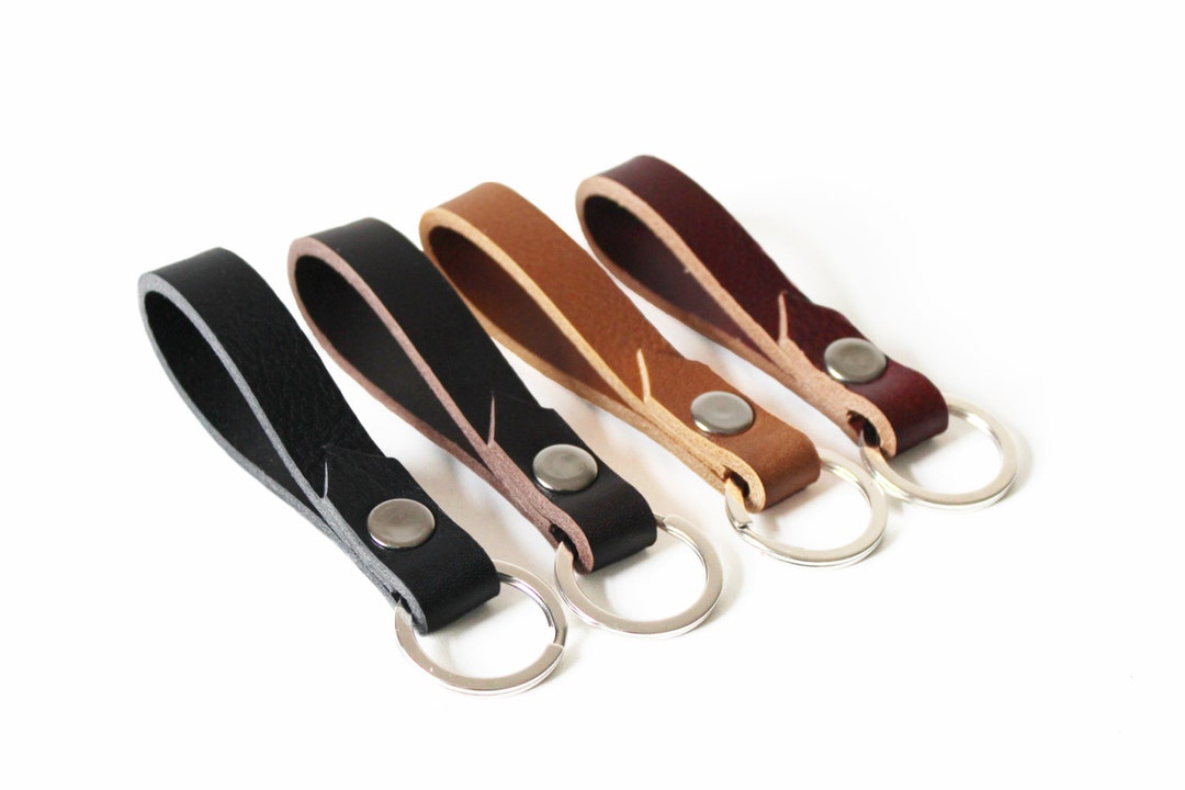 Leather Lanyard for Men & Women Minimalist Design - Etsy