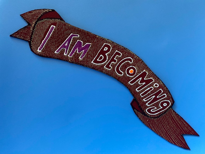 I Am Becoming Affirmation Banner - Etsy