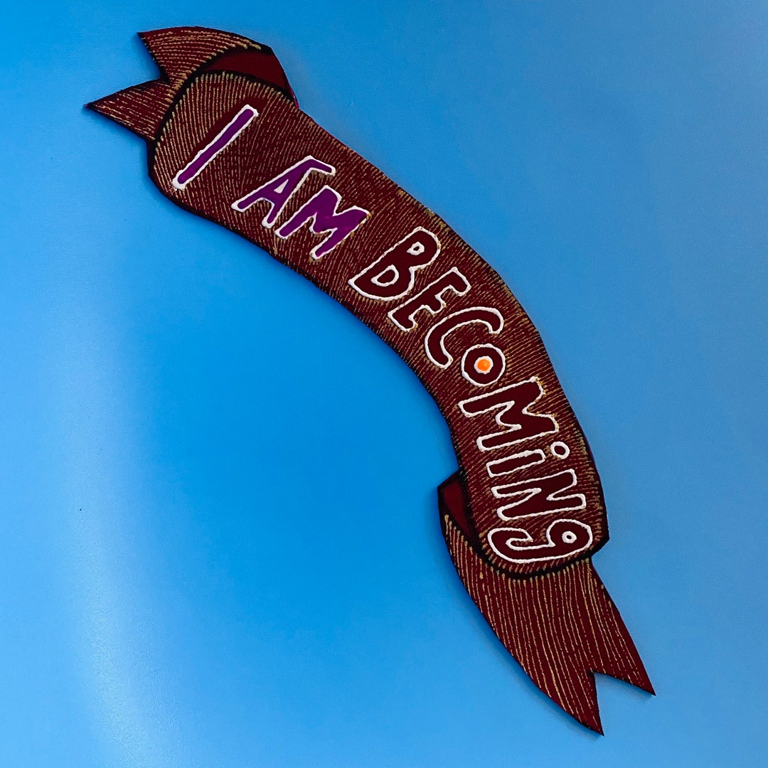 I Am Becoming Affirmation Banner - Etsy