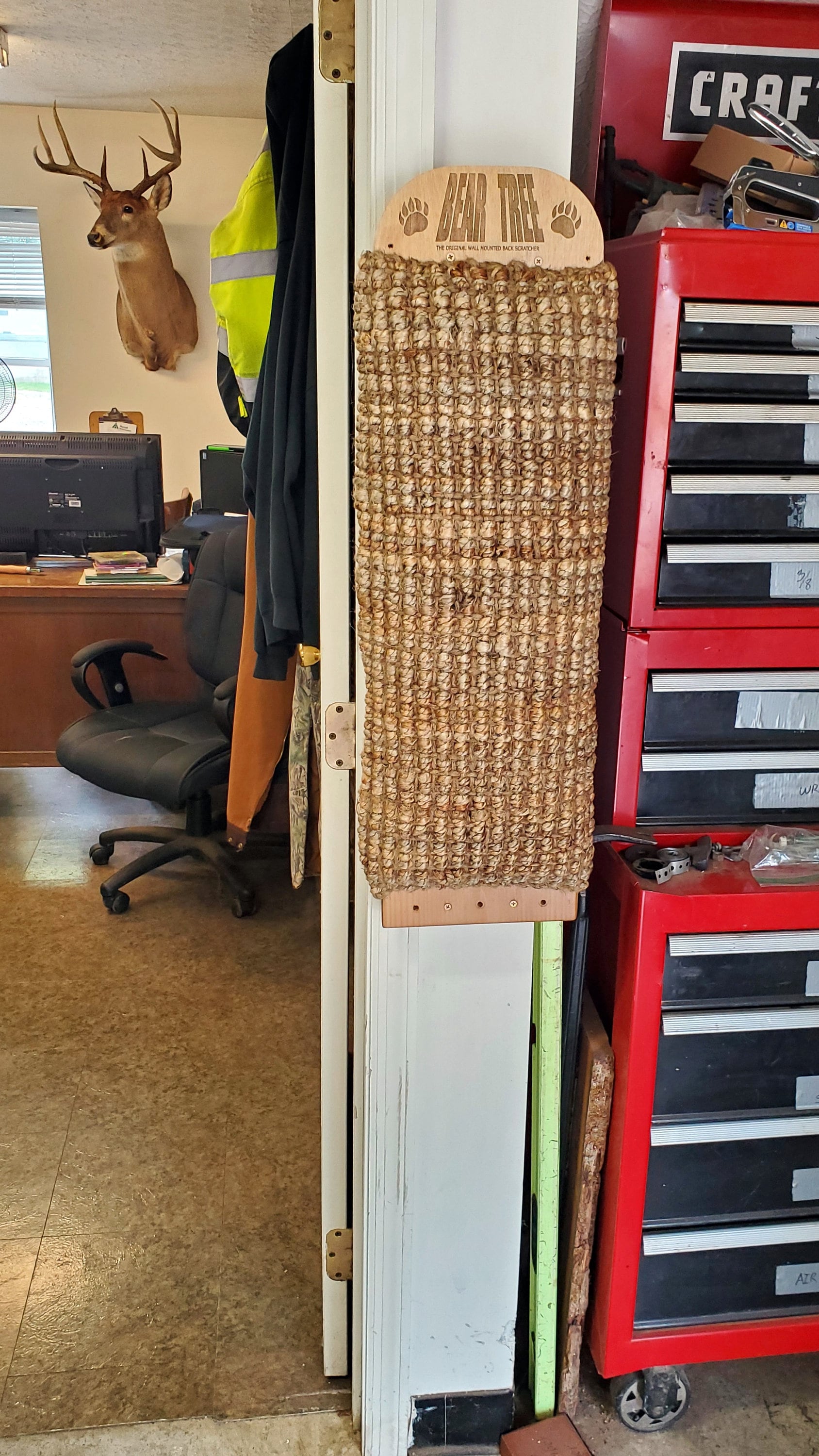 Personalized Wall Mounted Back Scratcher, Custom Man Cave Decor, Rustic ...