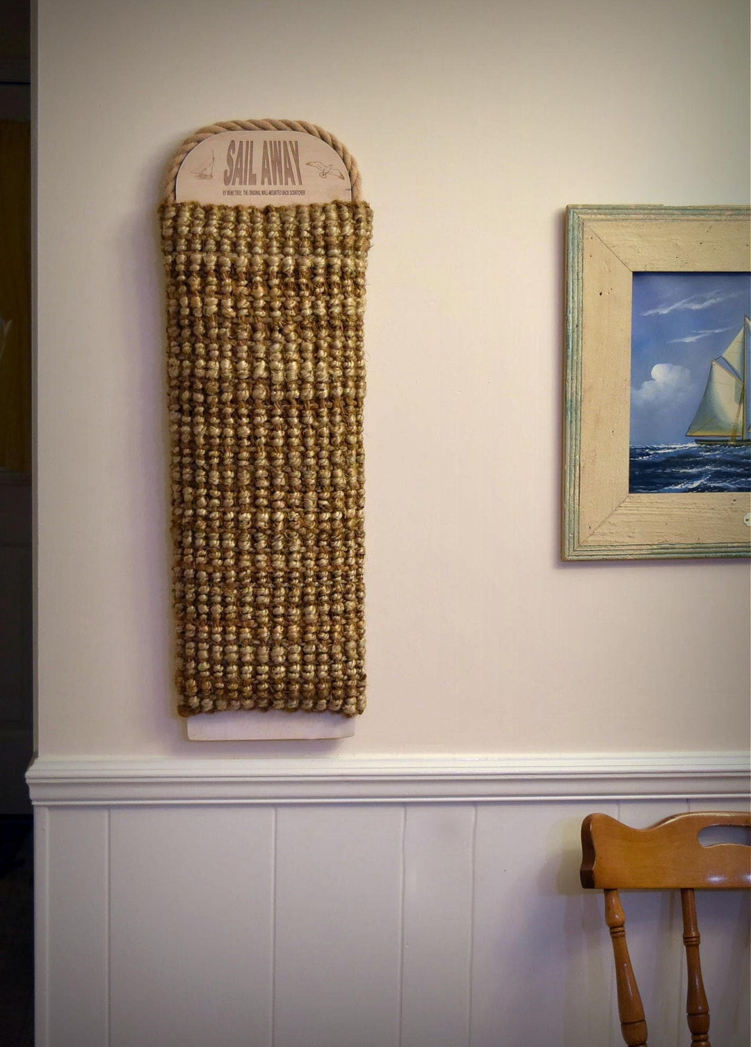 Sea Lovers Wall Mounted Back Scratcher, Nautical Wall Decor, Beach Home ...