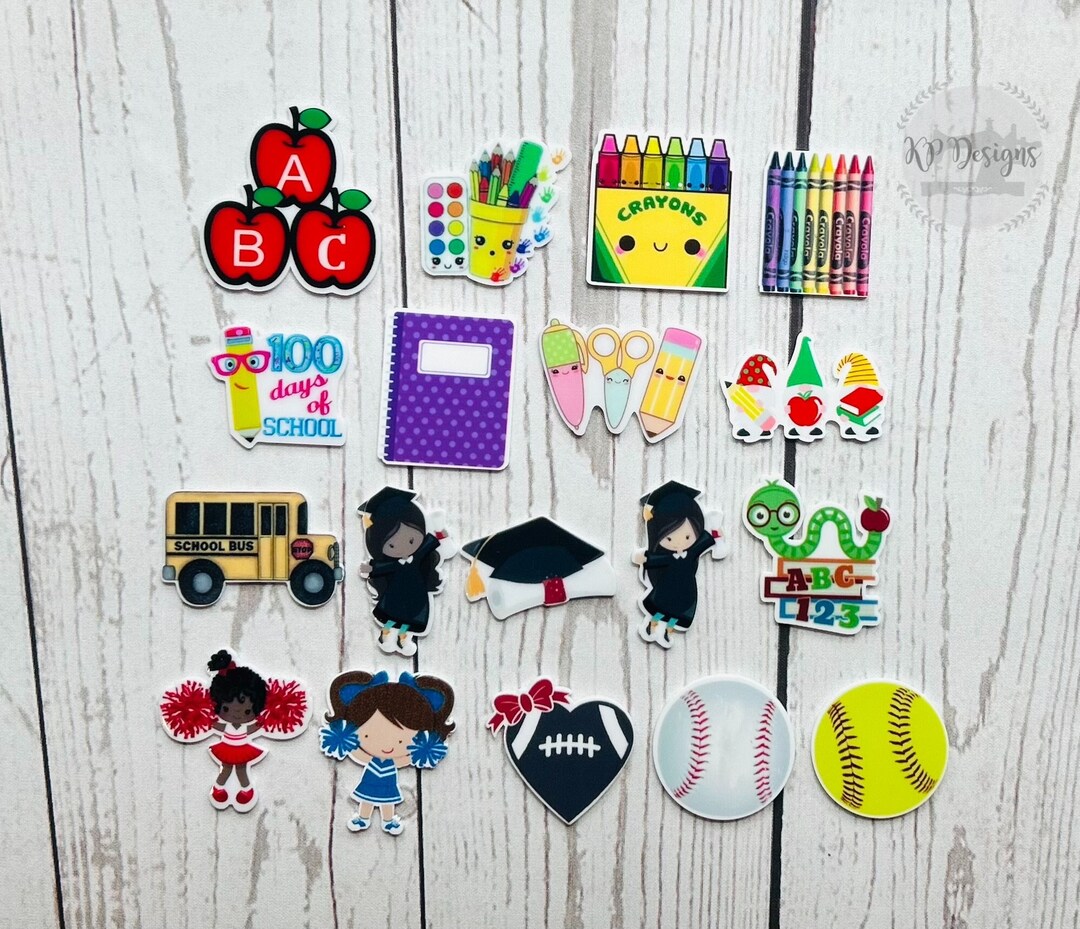 School Flatback Planar Resins - Etsy