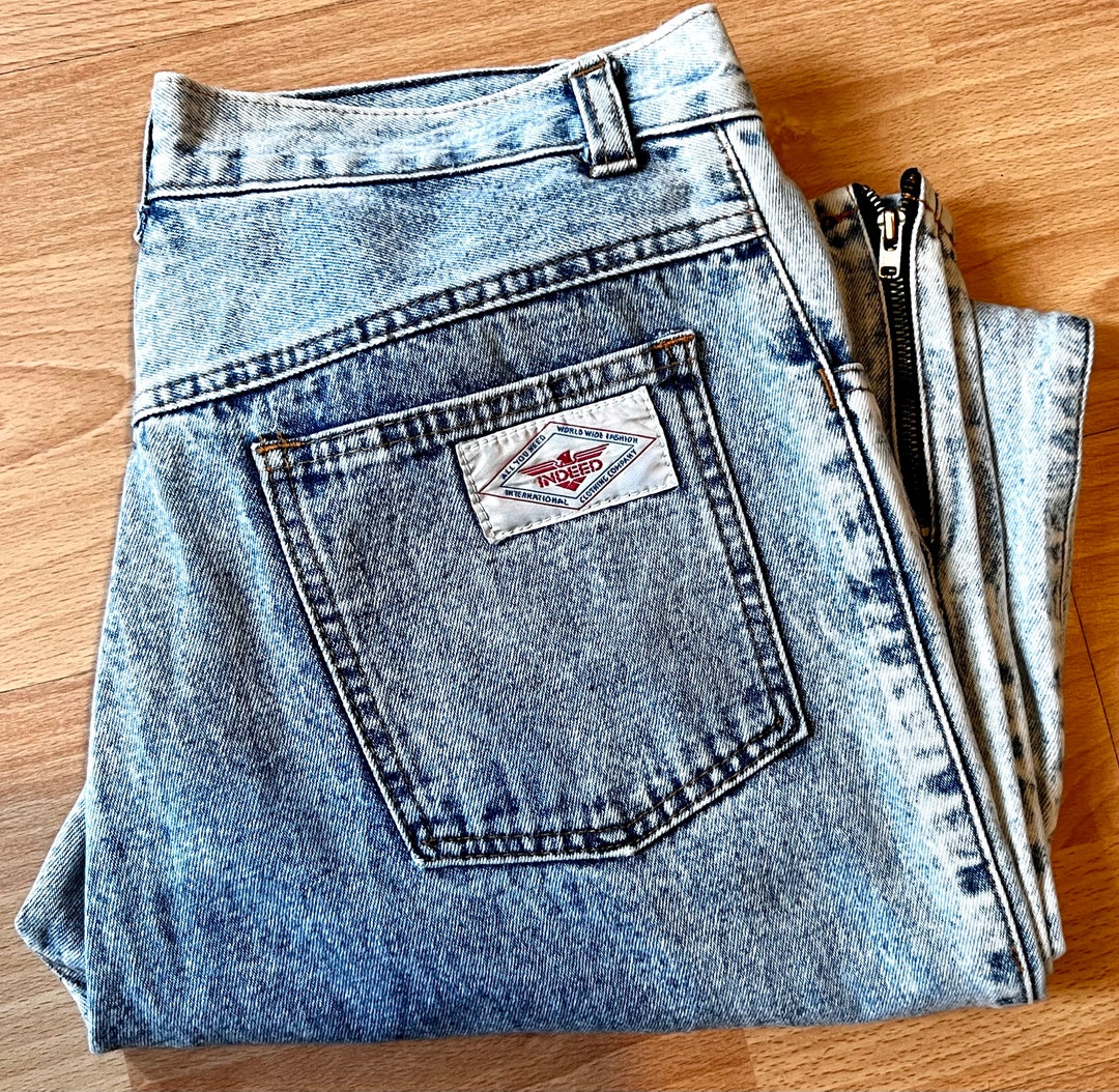 Vintage 80’s Acid Wash High Waisted Jeans, MOM Jeans, High Waisted ...