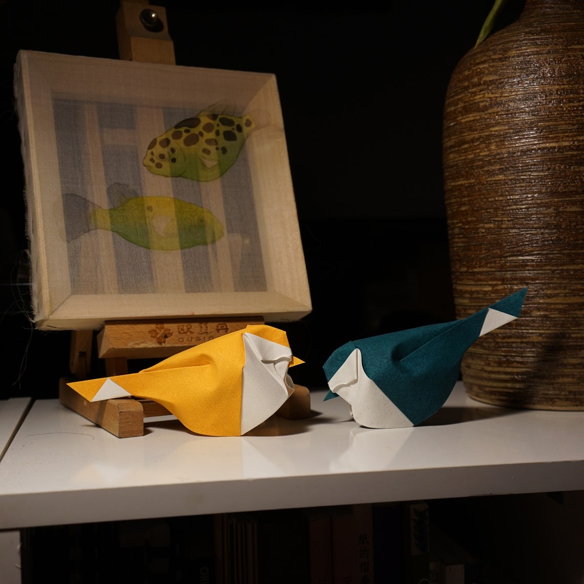 Origami Little Birds - Wet-folding Paper Sculpture - Etsy