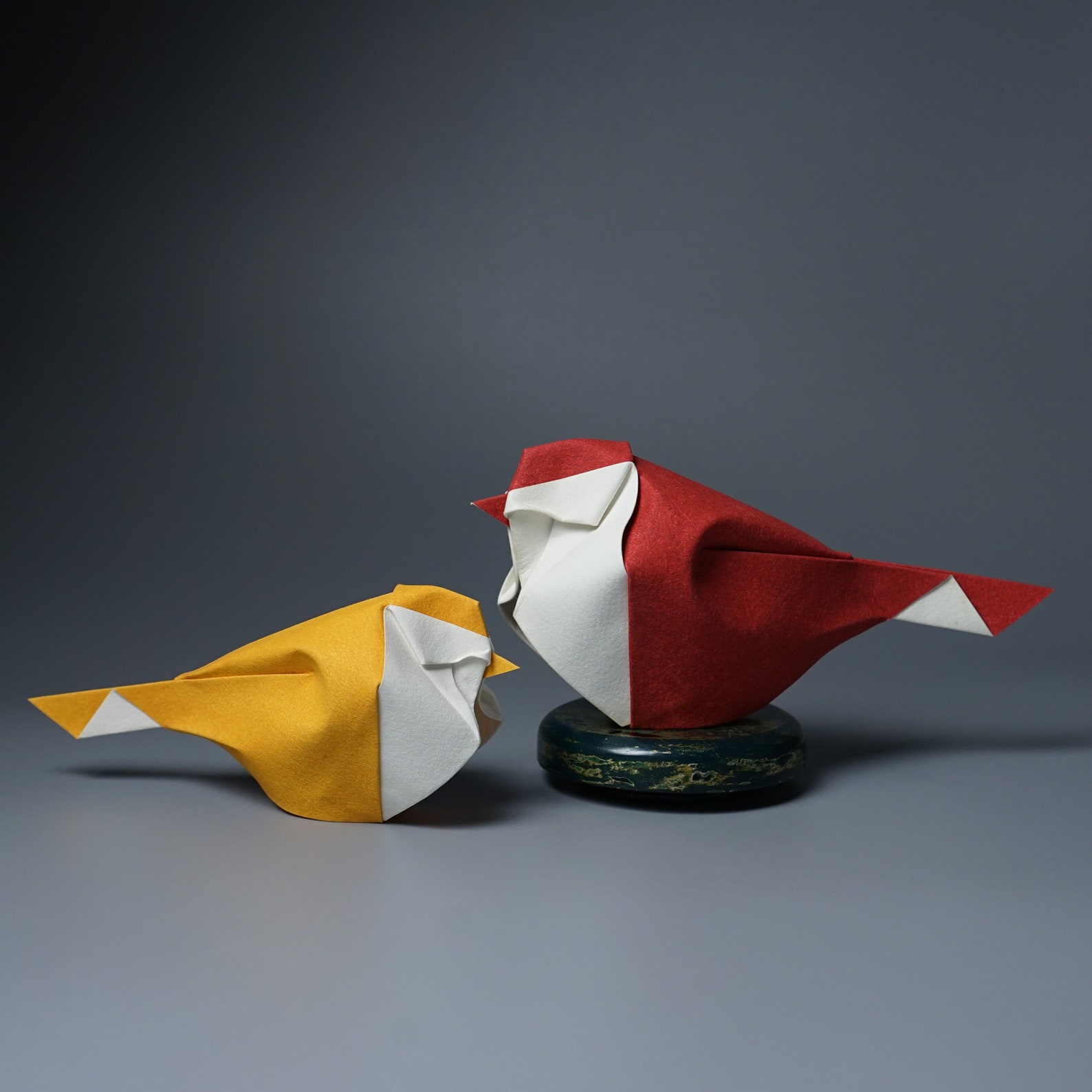 Origami Little Birds - Wet-folding Paper Sculpture - Etsy