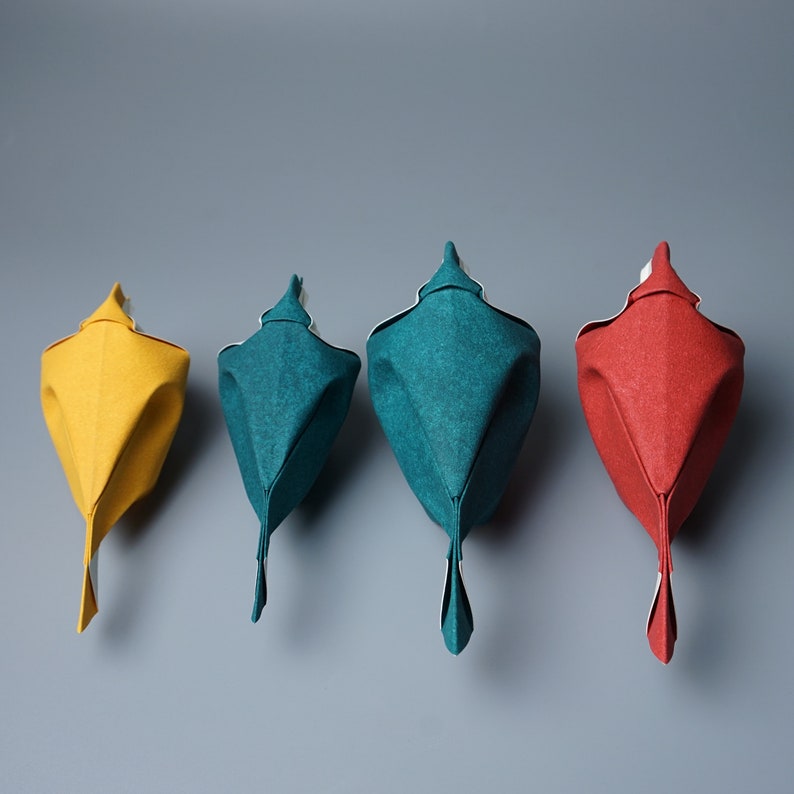 Origami Little Birds - Wet-folding Paper Sculpture - Etsy