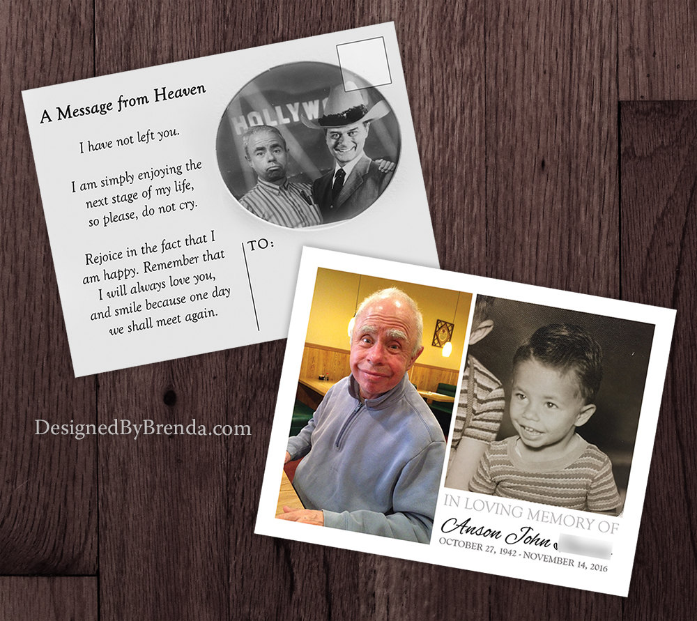 Personalized Memorial Cards Funeral Thank You Note or - Etsy