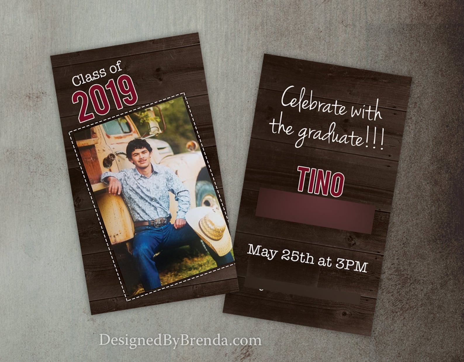 Mini Graduation Party Invitations With Photos Business Card - Etsy