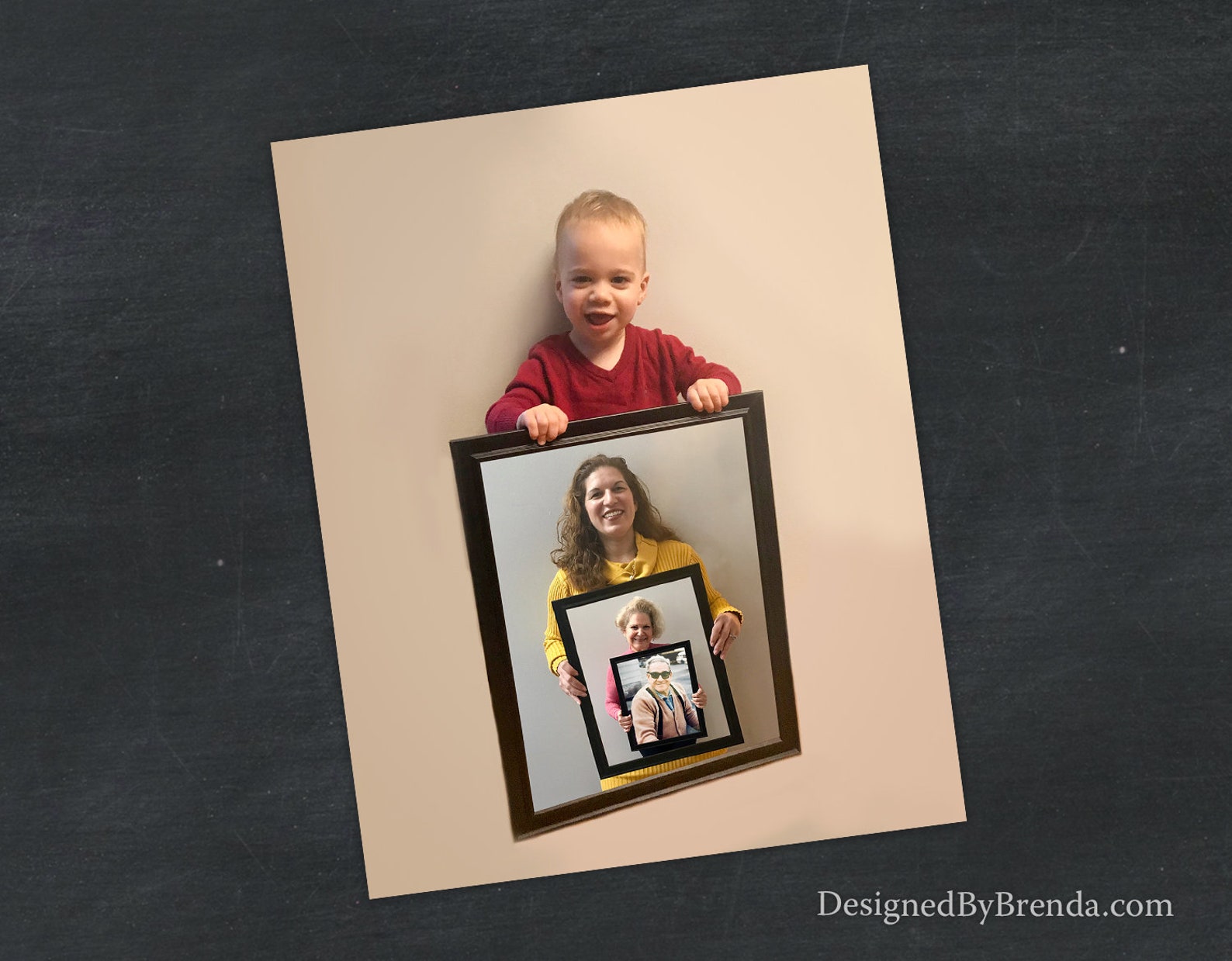 Generations Collage Photo Editing Great Keepsake for - Etsy