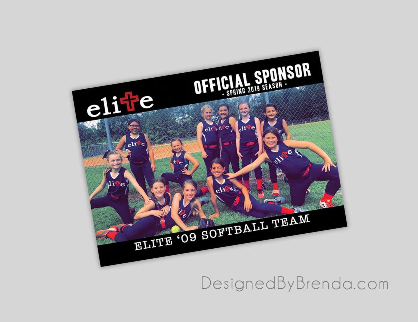 Sports Team Photo Magnet - Sponsor Thank You Gift - Promotional Item ...