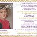 Flashy Sparkly Gold Chevron Birthday Invitation With Filmstrip Photo ...