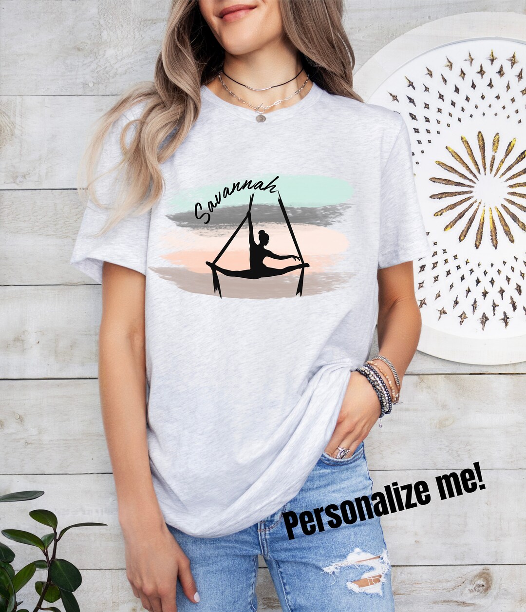 Custom Aerialist Short Sleeve Shirt,gift for Her,unique Gift,aerial ...