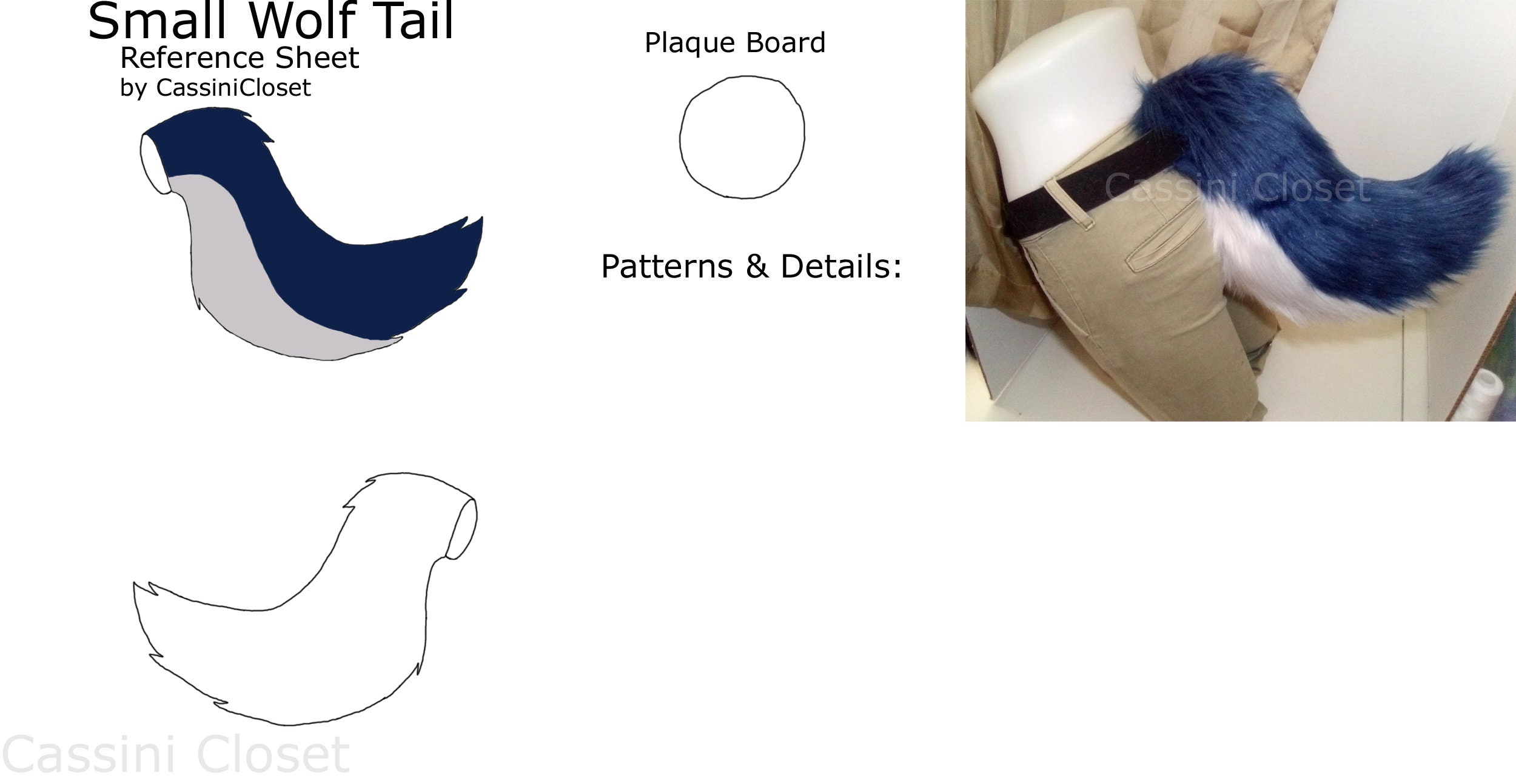 Custom Small Wolf Tail | Etsy