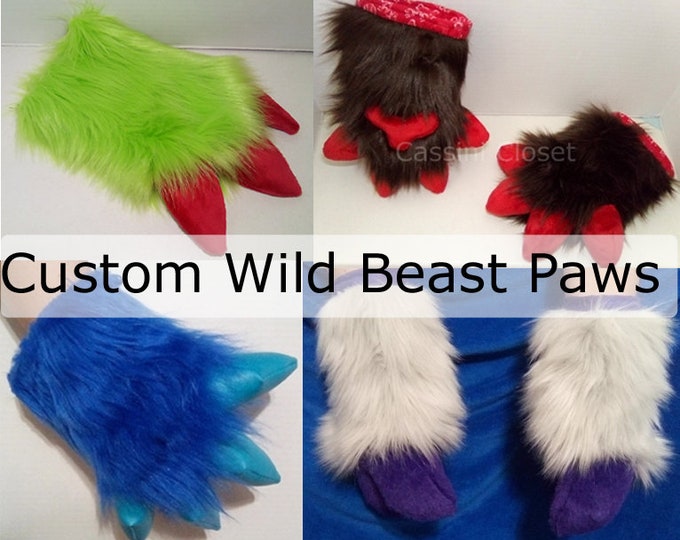 Custom Wild Beast Paws Commission Form - Etsy