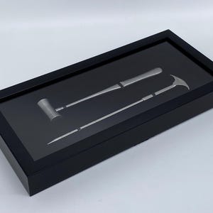 Lobotomy Orbitoclast & Hammer Surgical Medical Tools Shadowbox Not ...