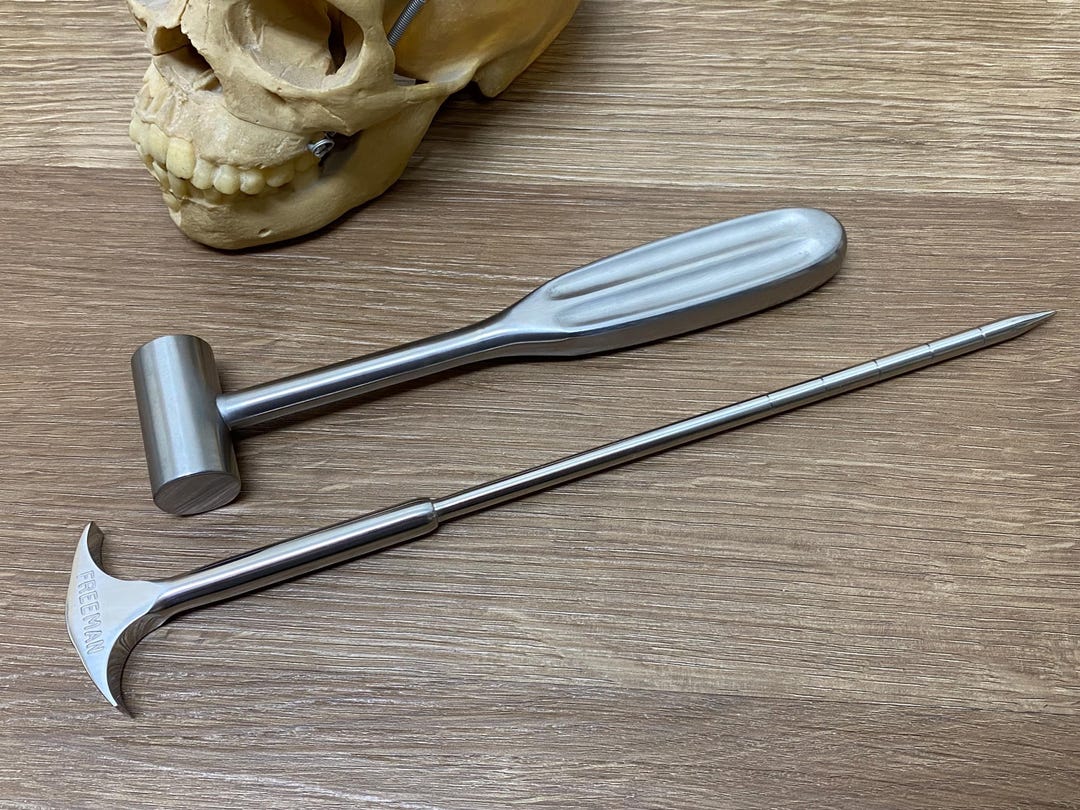 Authentic Lobotomy Orbitoclast & Hammer Surgical Medical Tools - Etsy