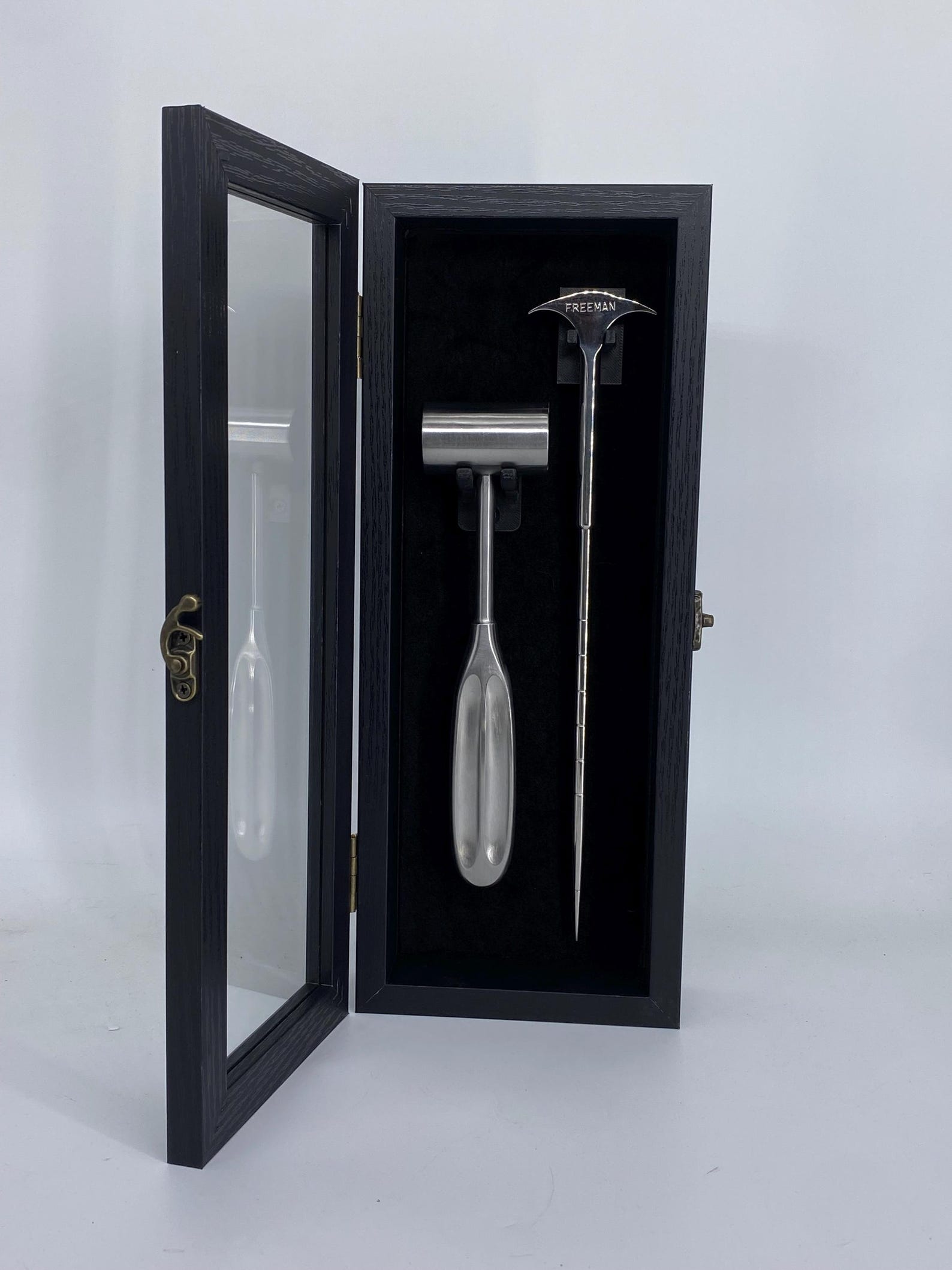 Lobotomy Orbitoclast & Hammer Surgical Medical Tools Shadowbox With ...