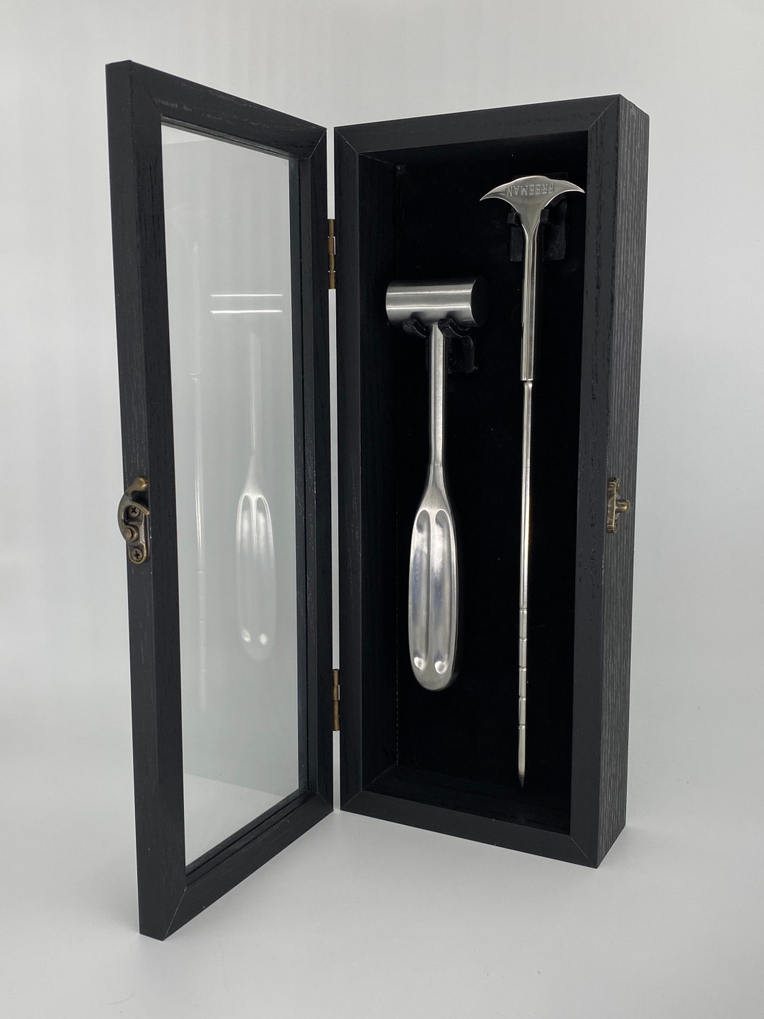 Lobotomy Orbitoclast & Hammer Surgical Medical Tools Shadowbox With ...
