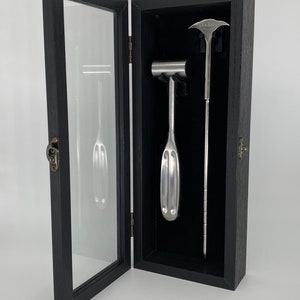 Lobotomy Orbitoclast & Hammer Surgical Medical Tools Shadowbox With ...