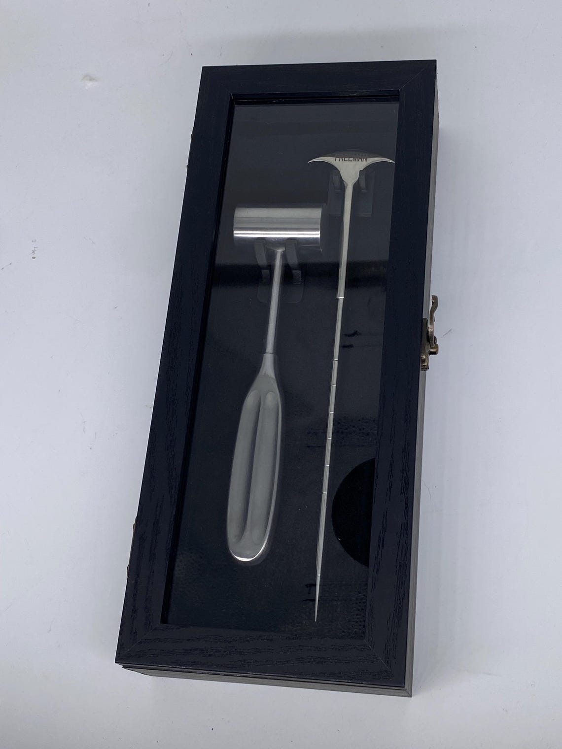 Lobotomy Orbitoclast & Hammer Surgical Medical Tools Shadowbox With ...