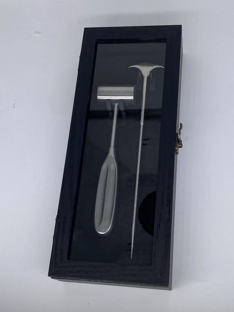Lobotomy Orbitoclast & Hammer Surgical Medical Tools Shadowbox With ...