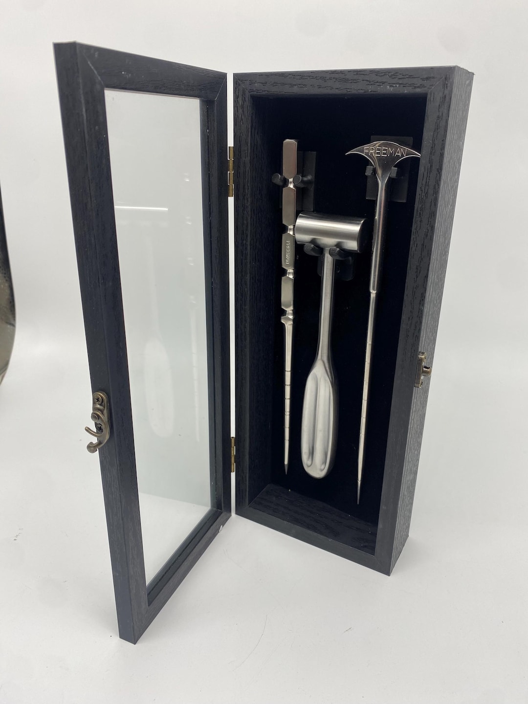 Lobotomy Tool Set: Freeman Orbitoclast, Knife & Hammer - Shadowbox ...