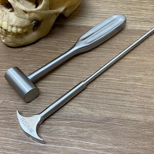 Authentic Lobotomy Orbitoclast & Hammer Surgical Medical Tools - Etsy