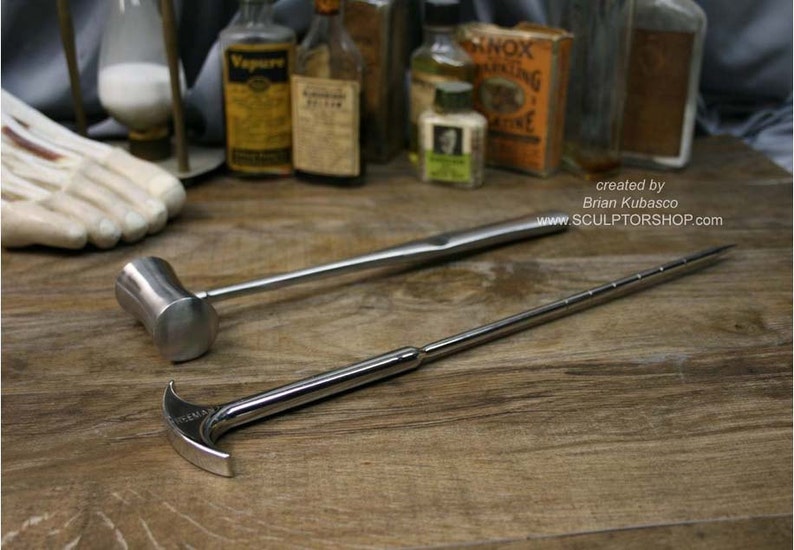 Lobotomy Tool Set Hammer & Orbitoclast Lobotomy ice pick | Etsy