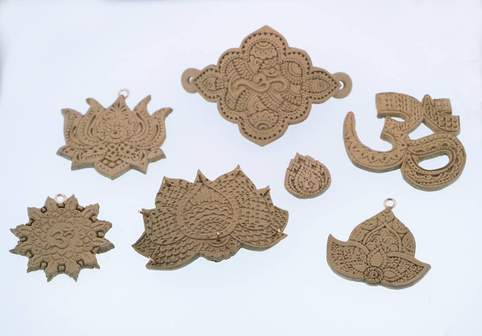 Om & Lotus Texture Sheet | Etsy