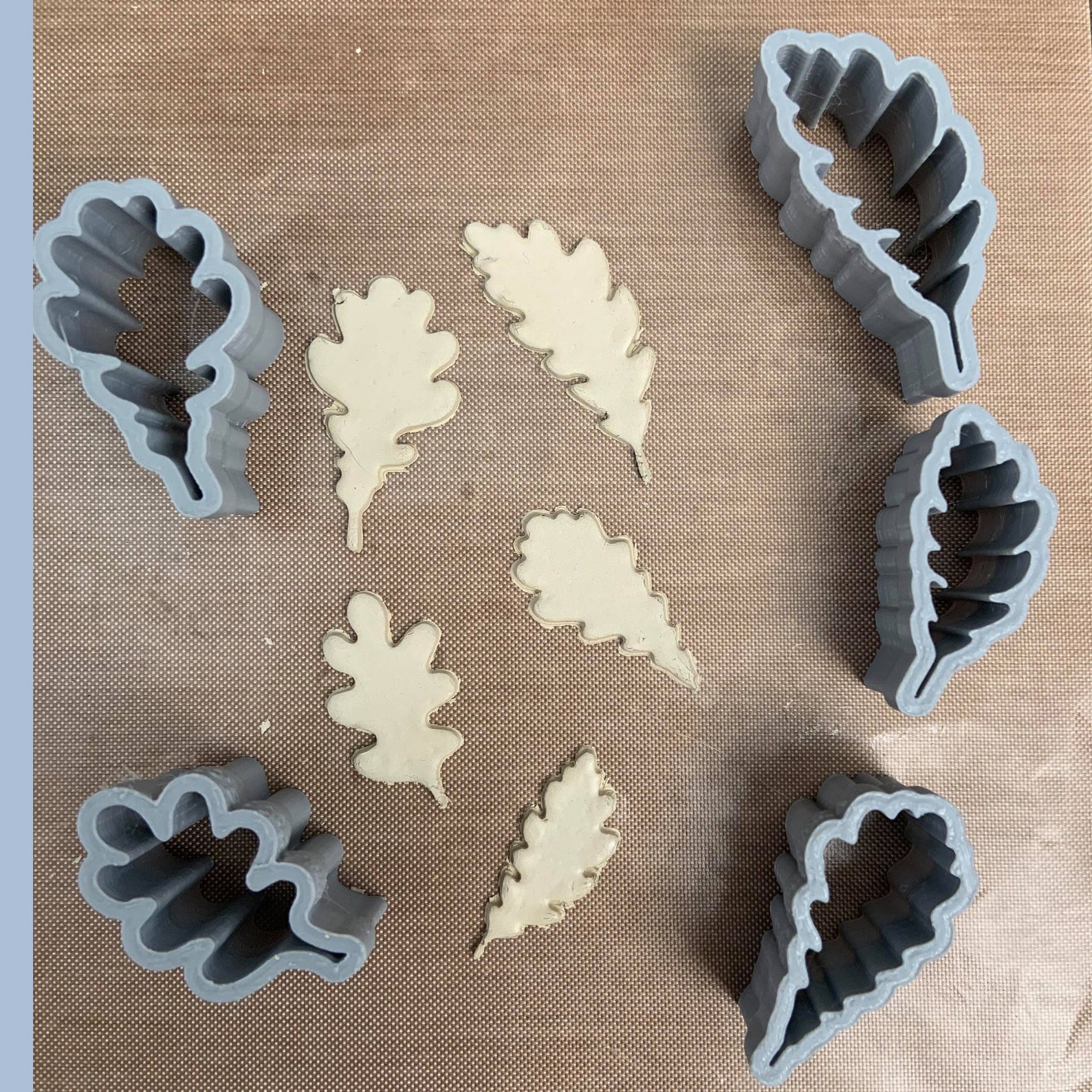 Oak Leaves 2 Cutter Set of (5) - Etsy