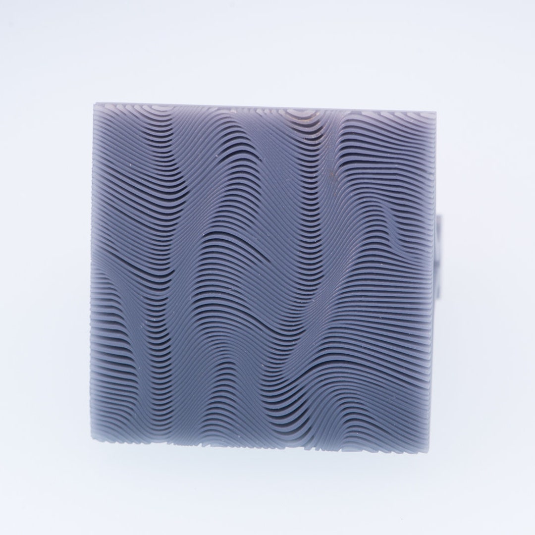 Optical Illusion HD Texture Stamp 3 for Metal Clay, Polymer Clay, Fimo ...