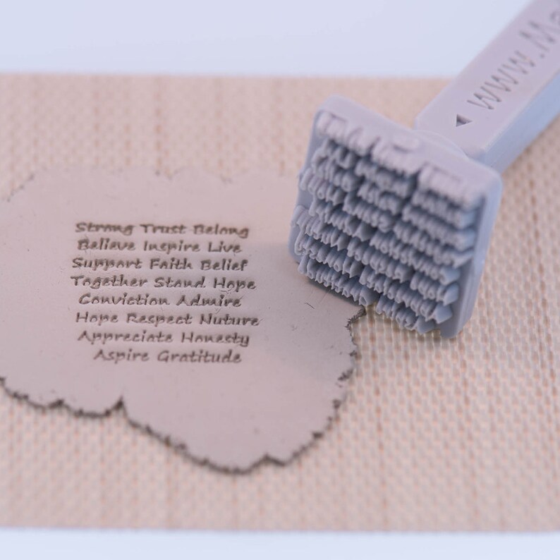 Positive Word Stamp 20 X 20mm | Etsy