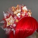 Reindeer Gingerbread Headdress, Peppermint Christmas Headband, Candy ...