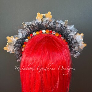 Reindeer Gingerbread Cookie Headdress, Peppermint Christmas Headband ...