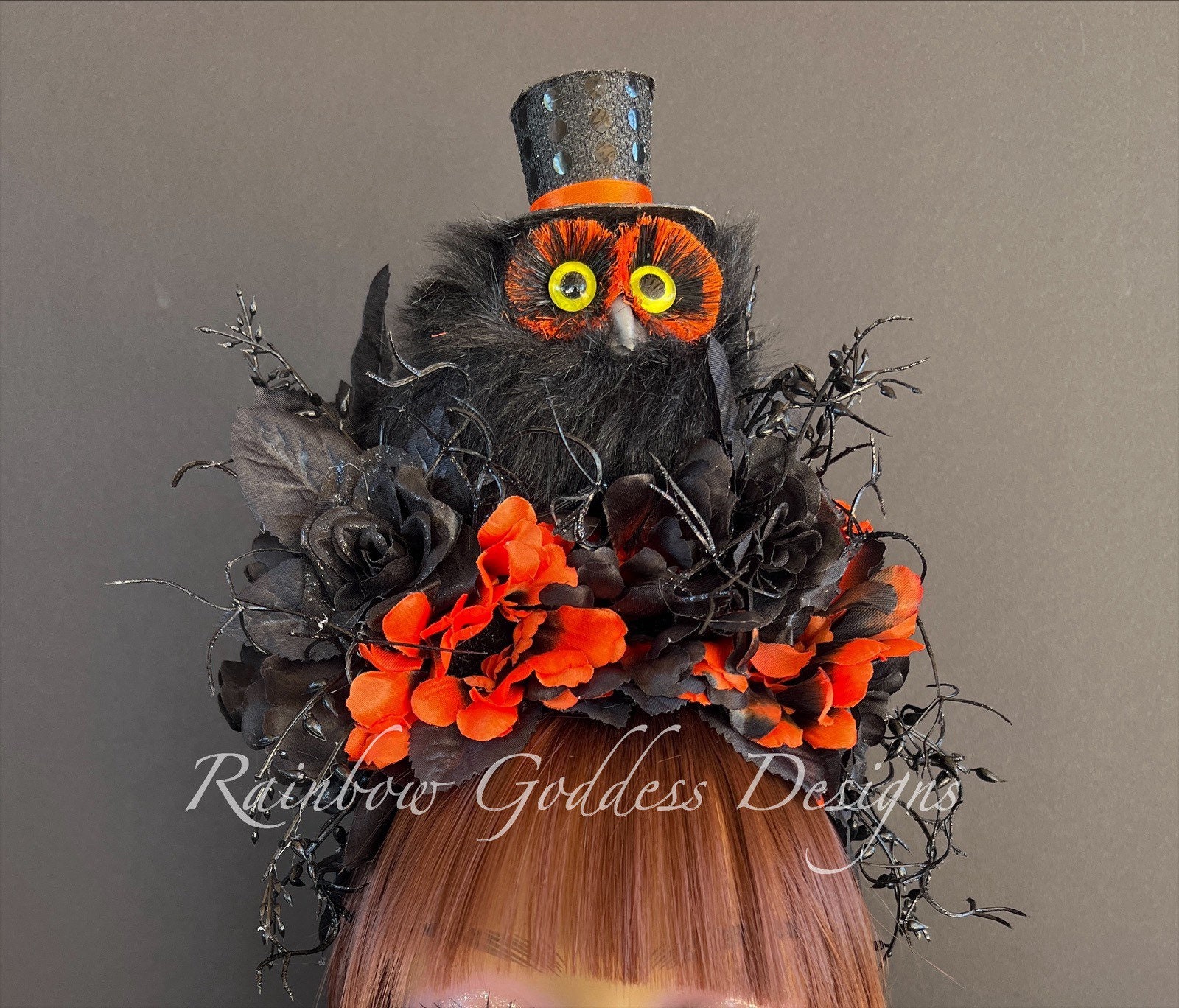 Halloween Own Headpiece, Halloween Headpiece, Halloween Headband, Black ...