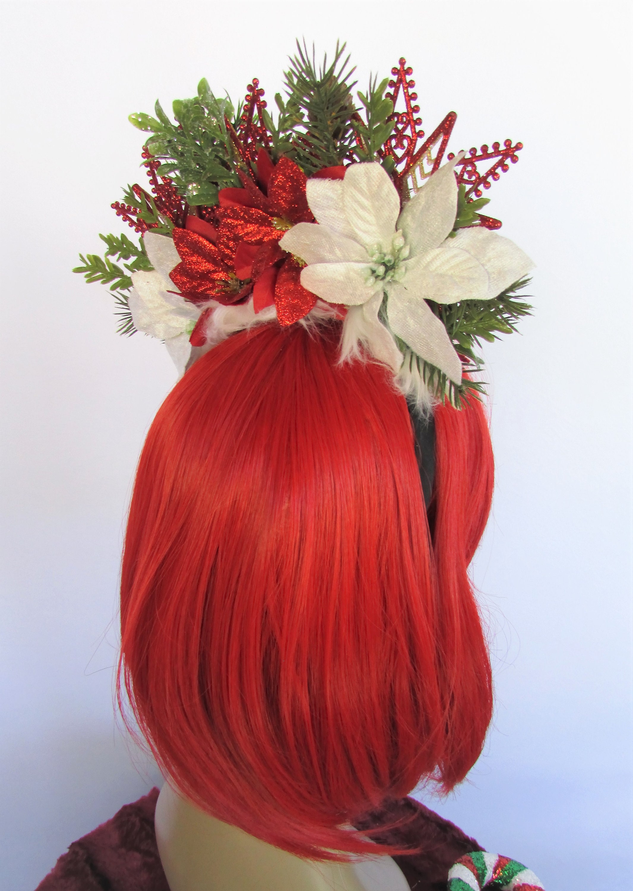 Christmas Owl Headband, Holiday Headband, Christmas Headband Adult ...