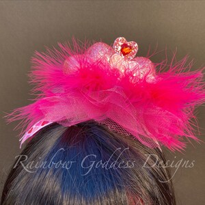 Valentines Headband, Valentine Crown, Pink Headpiece, Heart Tiara ...