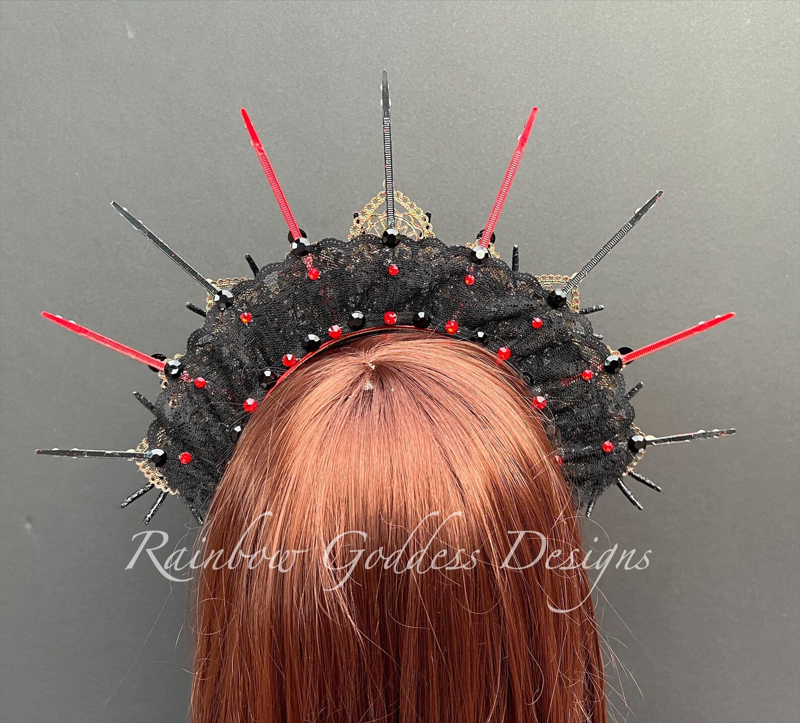 Black Widow Spider Crown Gothic Spider Queen Crown Spider - Etsy