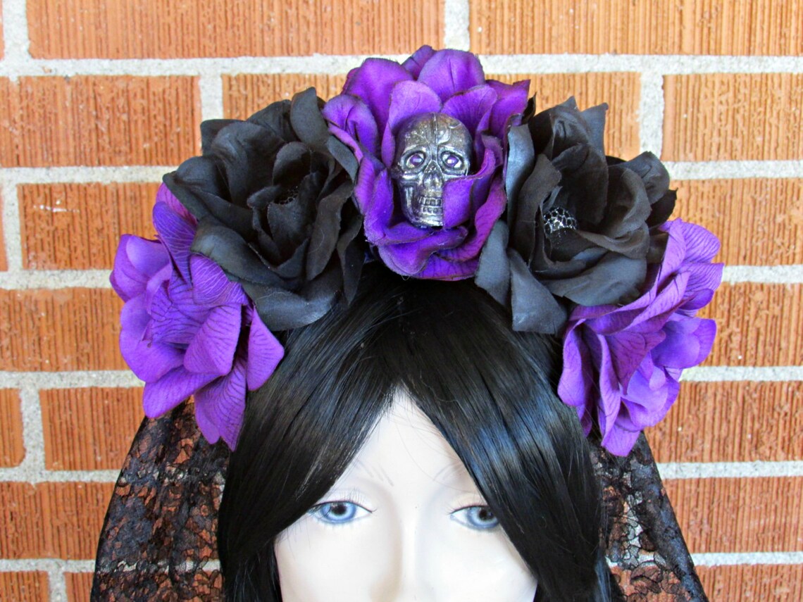 Rose Skull Crowns Day Of The Dead Flower Crown D a De Los Etsy rose-skull-crowns-day-of-the-dead-flower-crown-d-a-de-los-etsy
