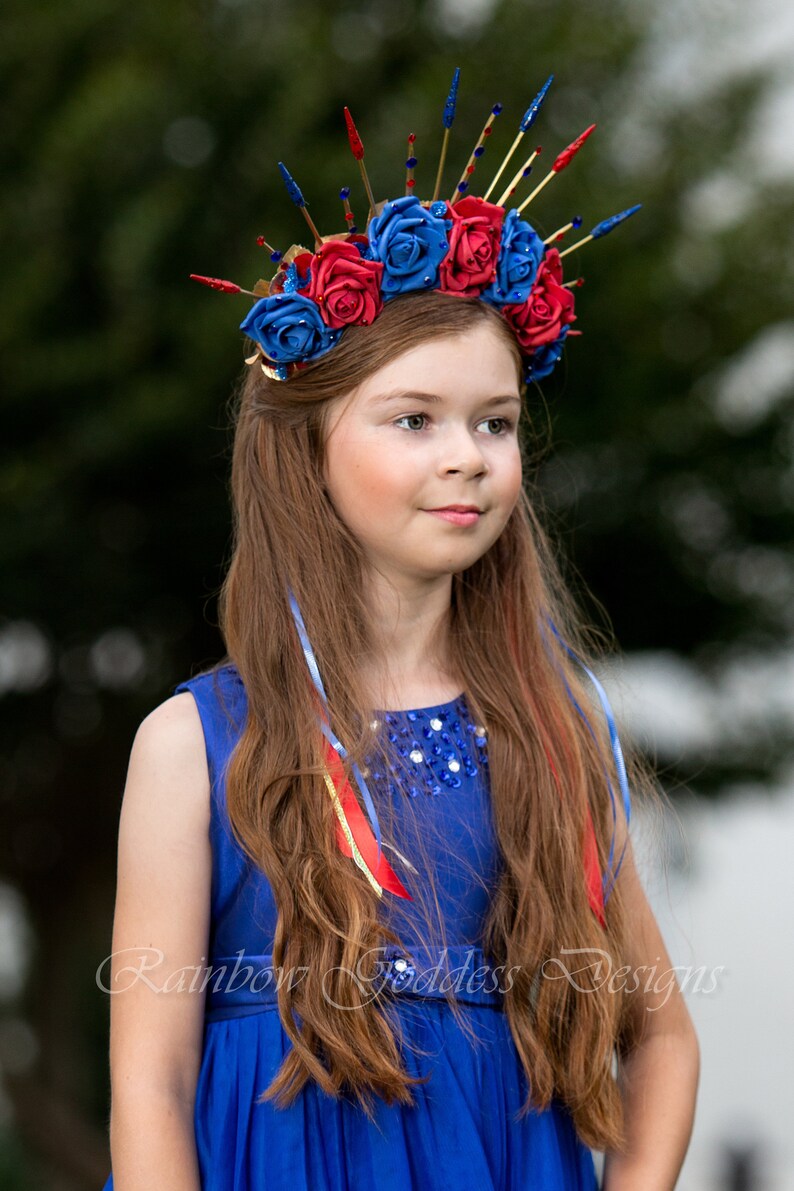 Lady Liberty Crown 4th of July Crown Americana Headpiece - Etsy