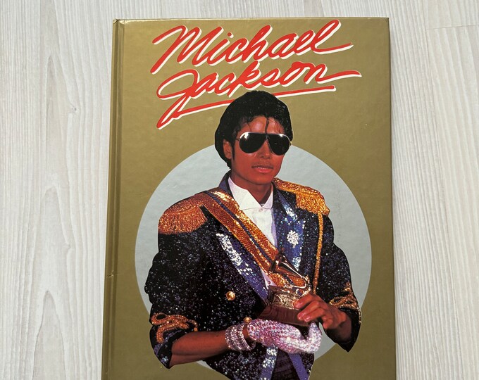 Vintage Michael Jackson Book 1984 Fashion Art Music Coffee Table ...
