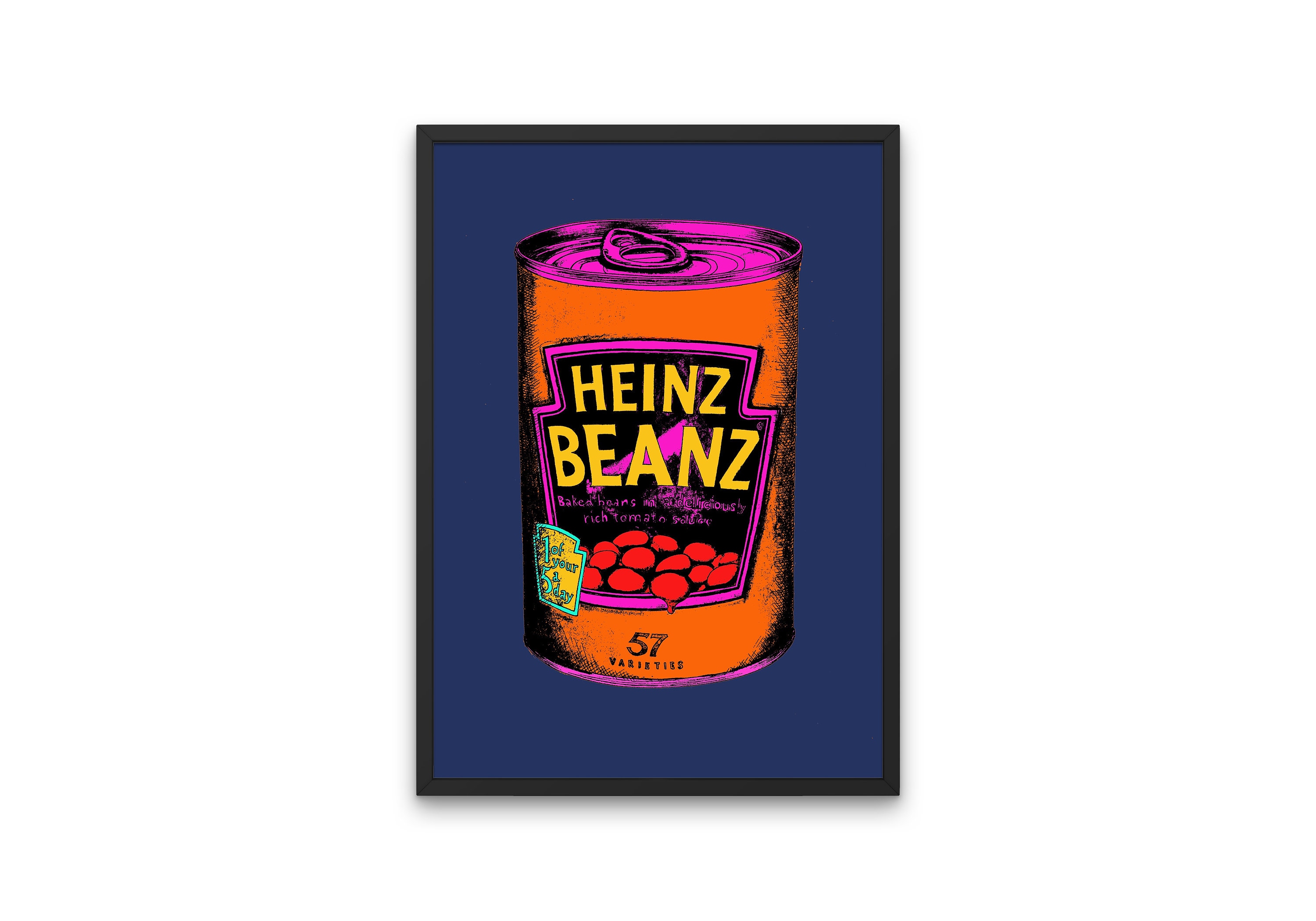 Baked Beans Print! Pop Art Print, Heinz Beans, House Warming Gift ...