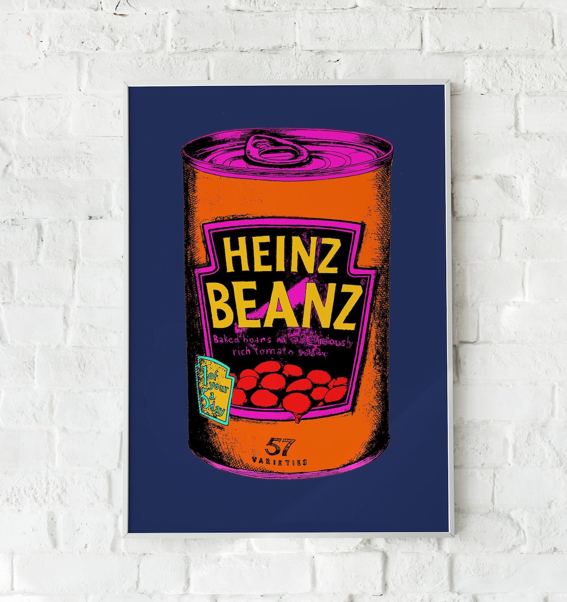 Baked Beans Print! Pop Art Print, Heinz Beans, House Warming Gift ...