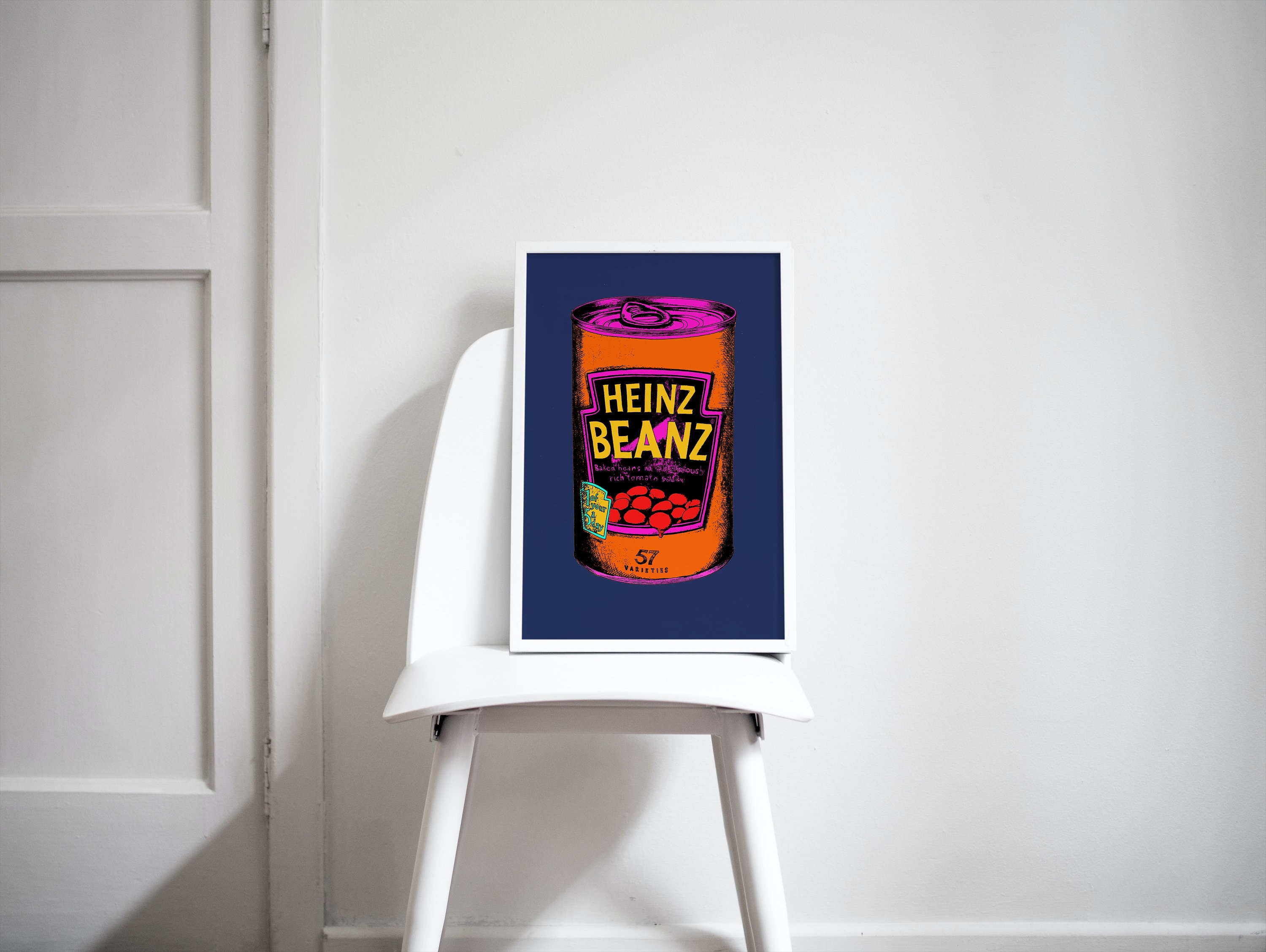 Baked Beans Print! Pop Art Print, Heinz Beans, House Warming Gift ...