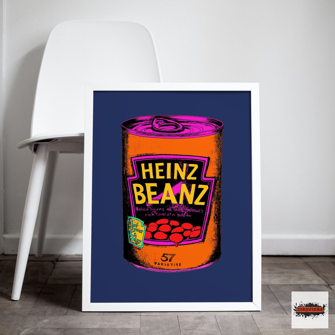 Baked Beans Print! Pop Art Print, Heinz Beans, House Warming Gift ...