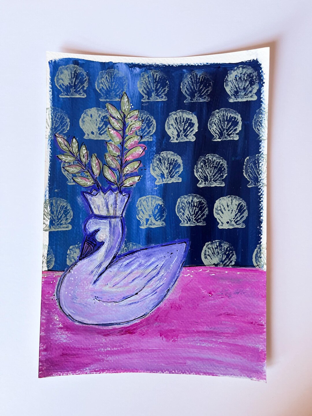 A Glass Swan Perfume Bottle by the Sea - Etsy